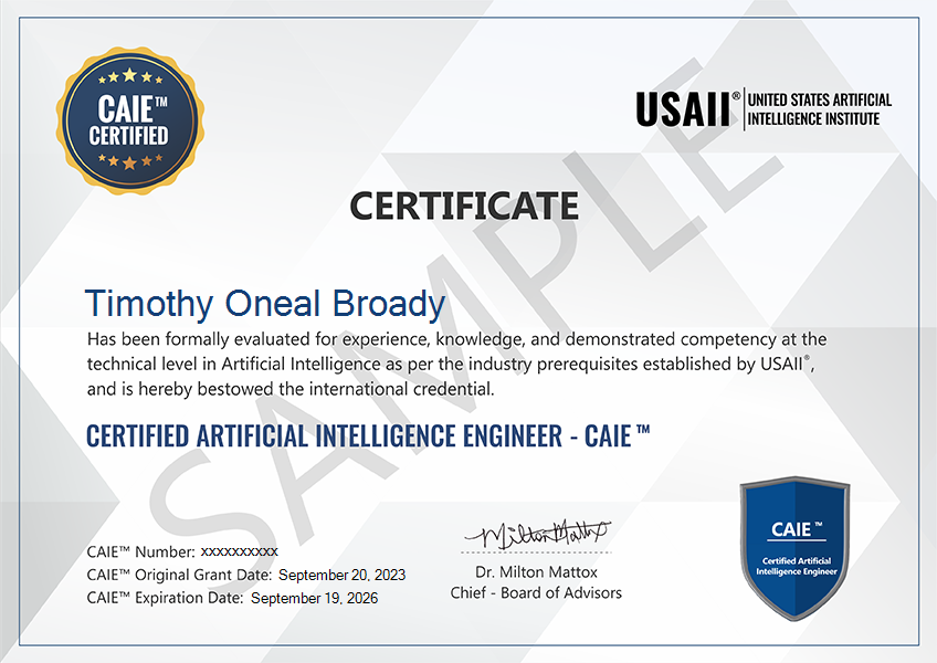 Artificial Intelligence Certification | AI Certification | USAII®